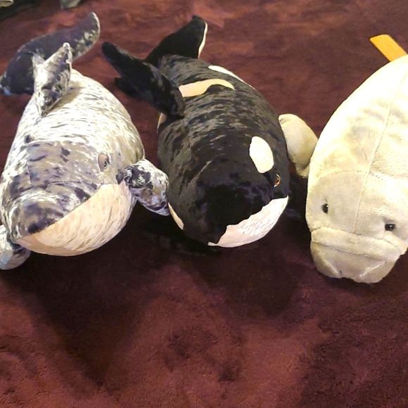 Wyland | Toys | Manatee Humpback Orca Plush Stuffed Animal Marine ...